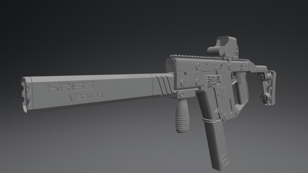 Kriss Vector .45 ACP - 3D model by maxcash34 [c4f2468] - Sketchfab