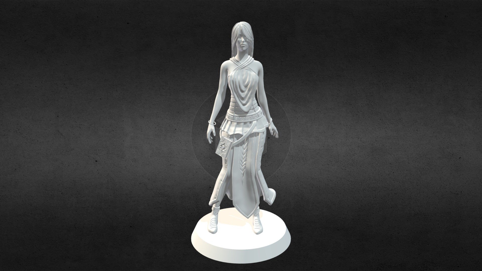 Female Spellcaster / Mage / Sorcerer - Buy Royalty Free 3D model by ...