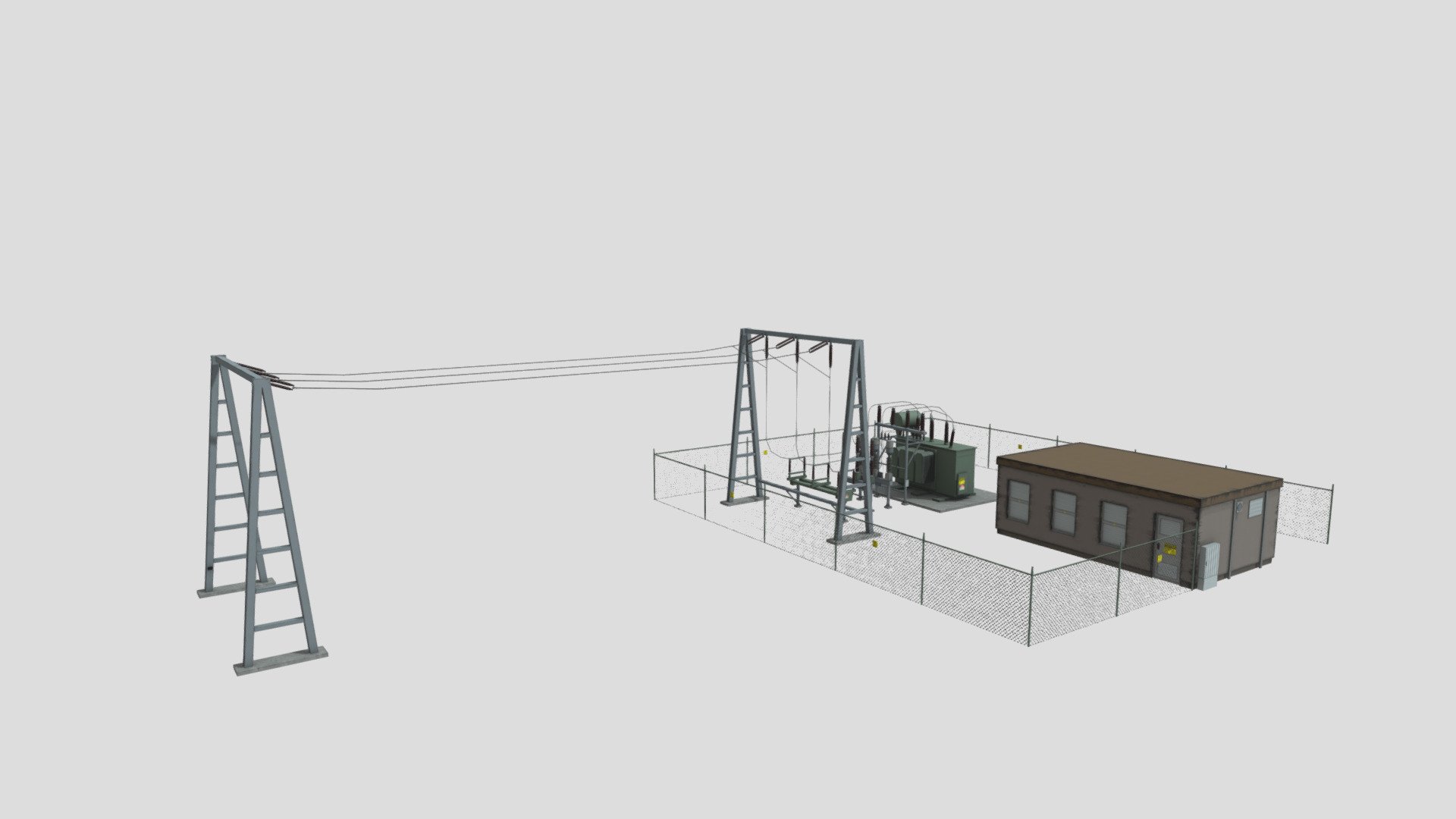 Elektric Substation - 3D model by wild bunny (@wildbunny) [c4f440a ...