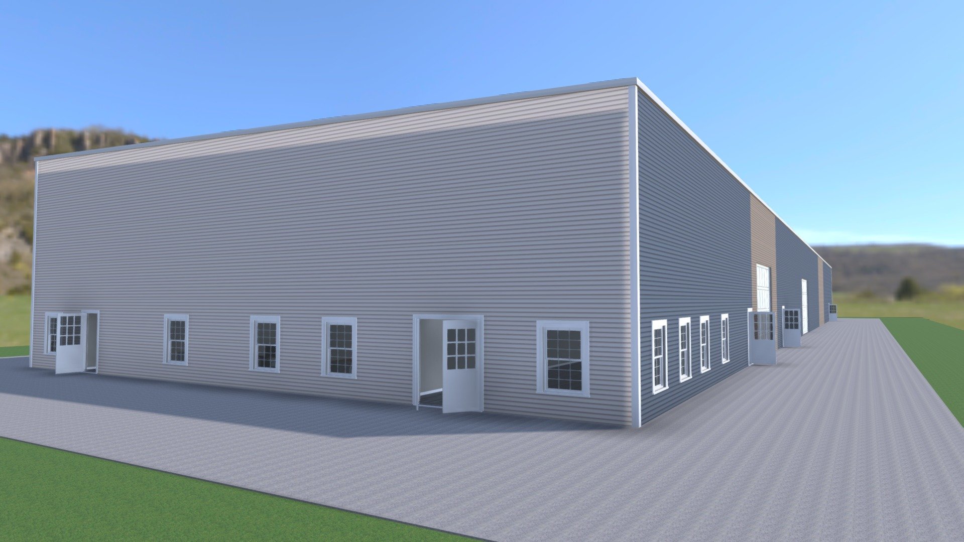 Warehouse Building - 3D model by Virtual Teic (@dyb) [c4f4e85] - Sketchfab