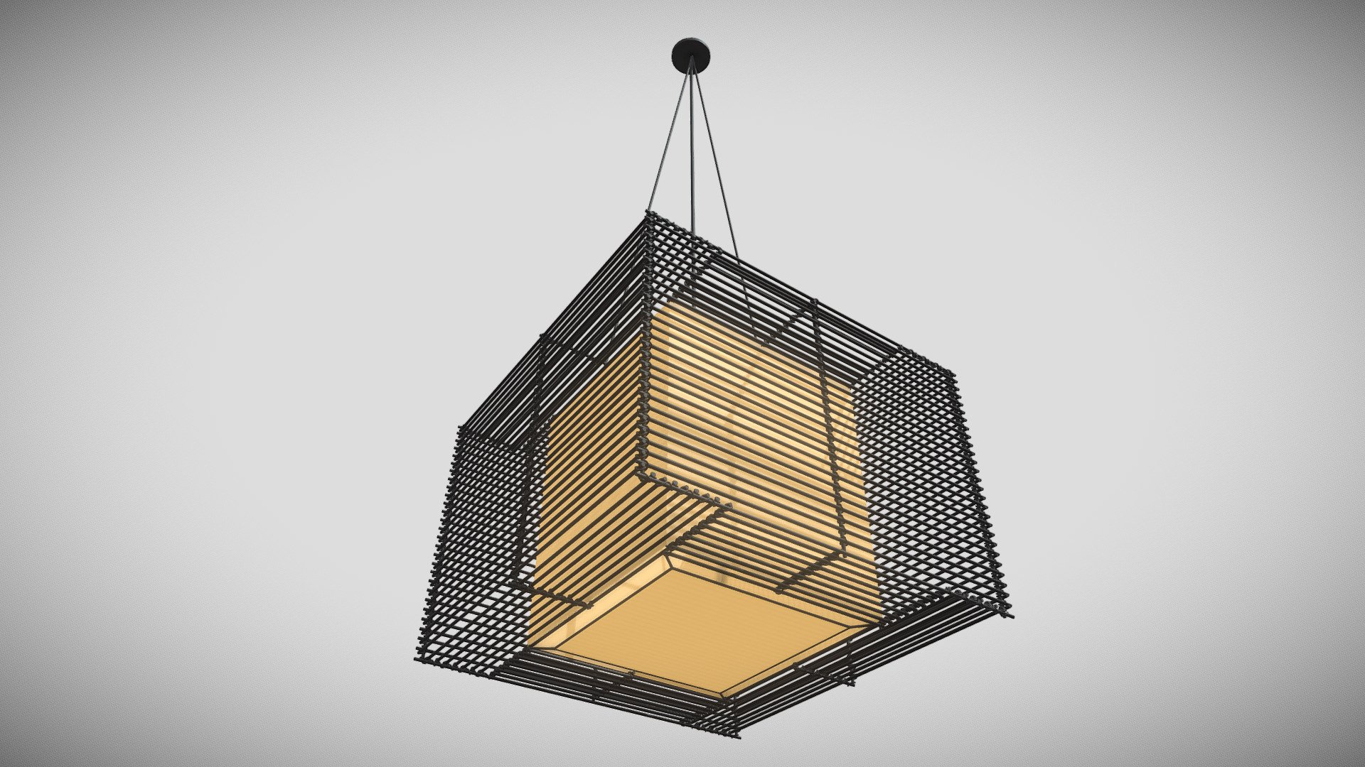 KAI Square Pendant Lamp - Buy Royalty Free 3D model by trimitek ...