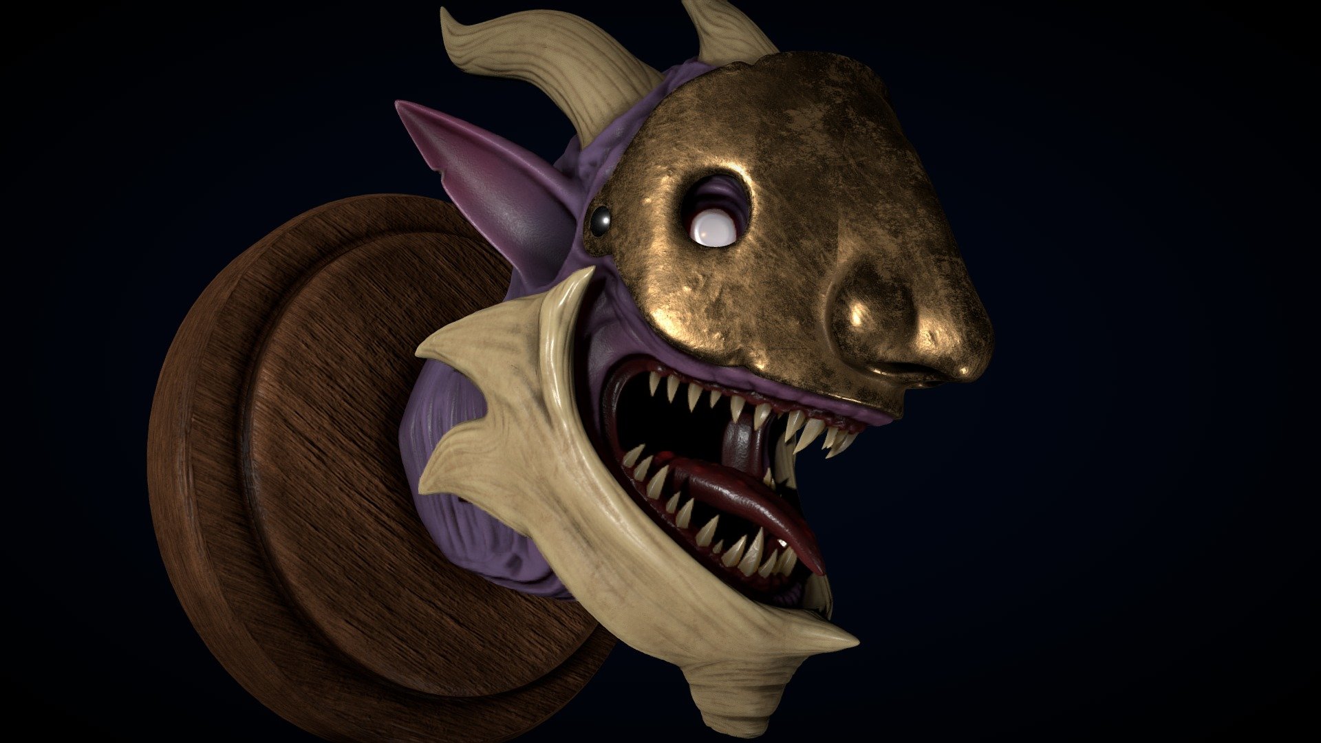 Masquerade Goblin Trophy - 3D model by Agodsy [c4f68f8] - Sketchfab