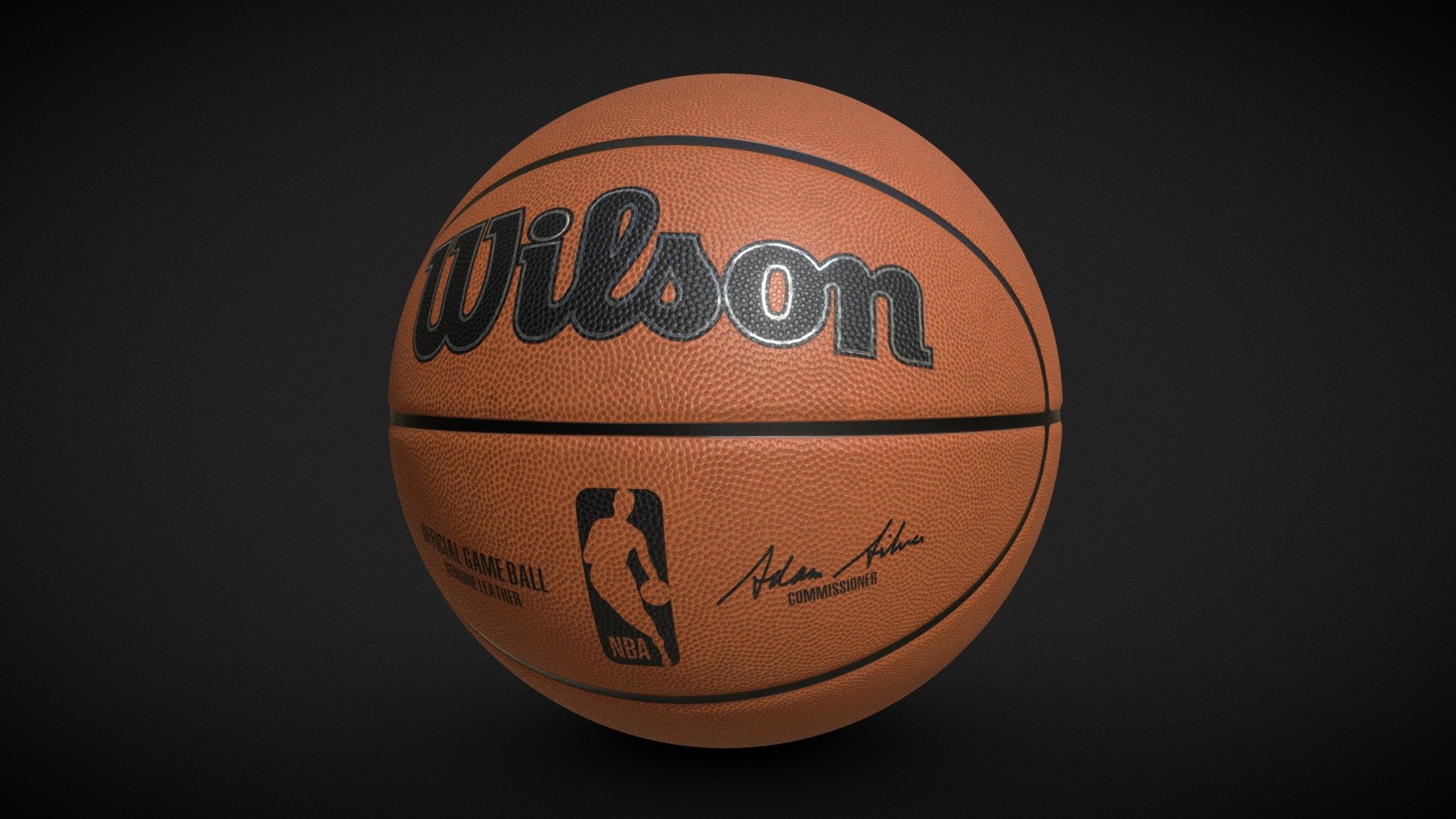 NBA Wilson Official Game basketball 2023 - 3D model by hirwaleo ...