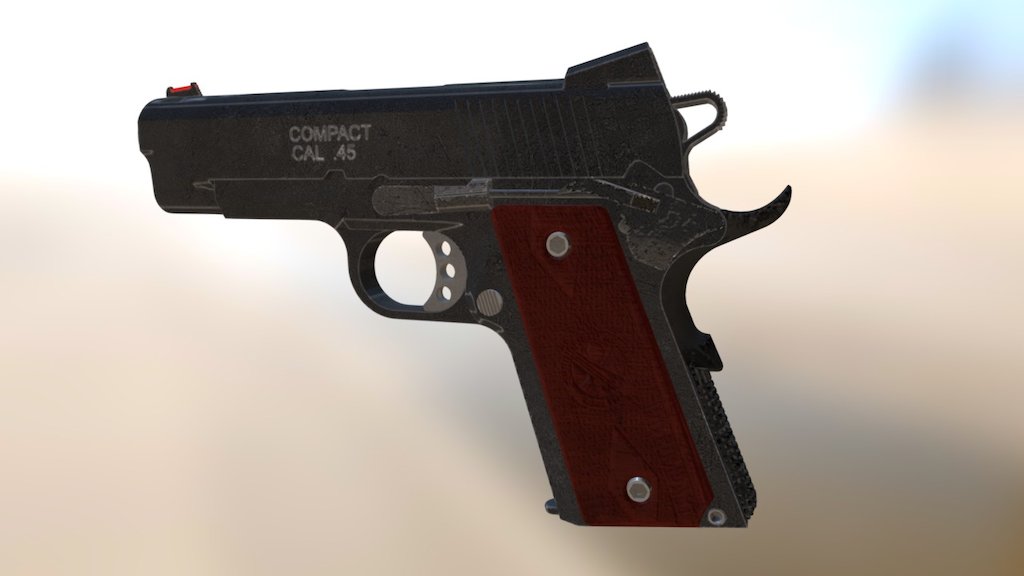 springfield range officer compact - 3D model by Gregory (@Strogrigal ...