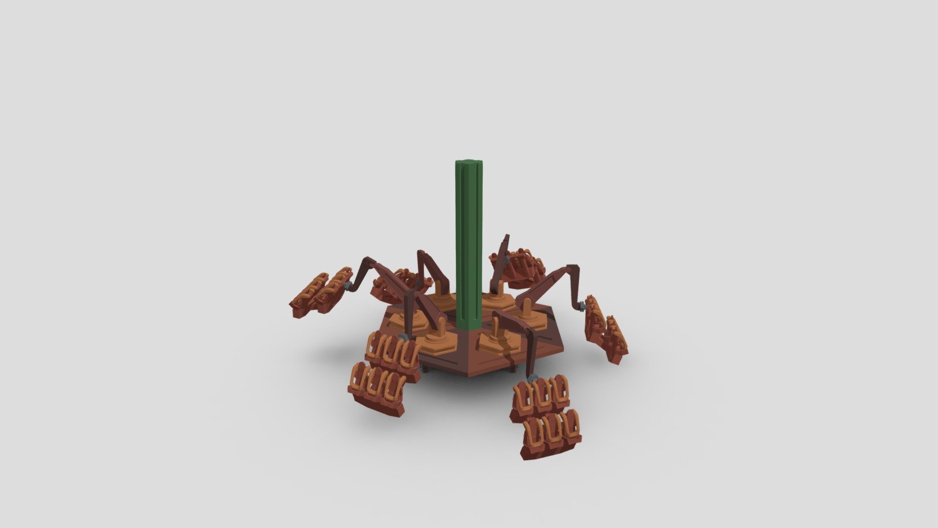Car concept Jack and the Beanstalk drop tower - 3D model by JerryR ...