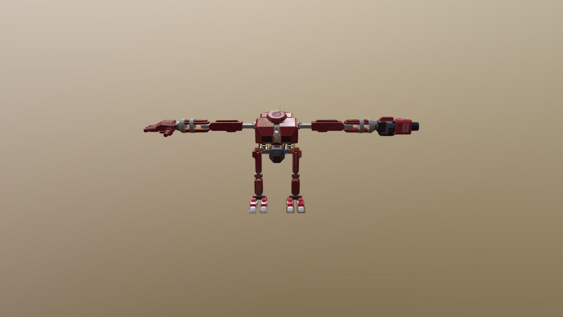 3D For Games 2: Exam: Bot Materials - 3D model by Seppe Dekeyser ...