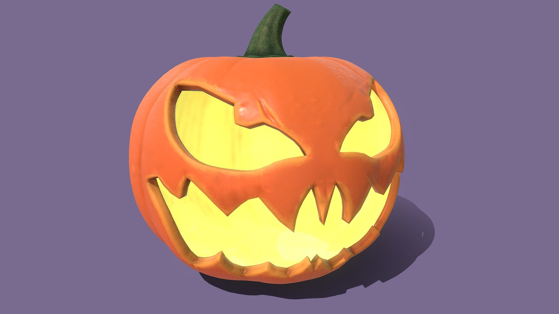 Halloween Pumpkin - 3D model by deluxor [c500371] - Sketchfab