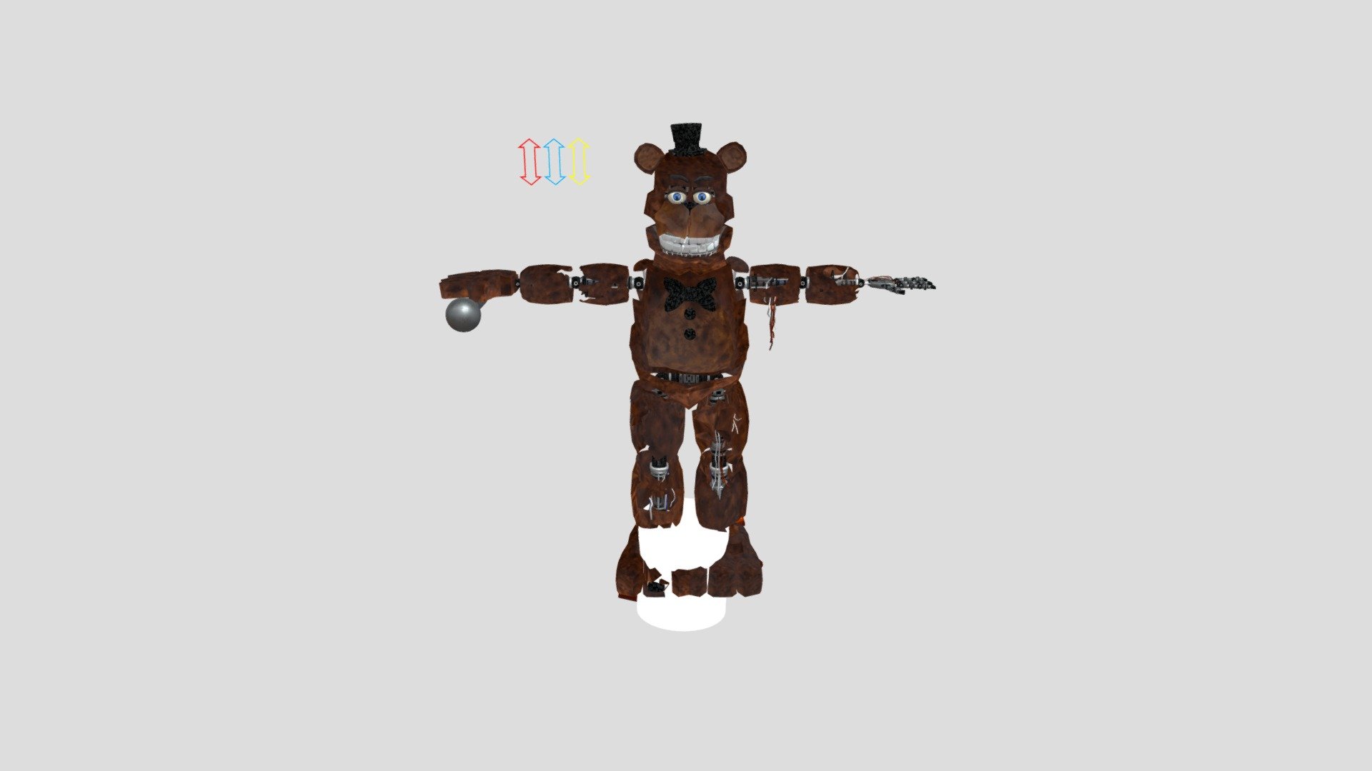 Image To Stl.com_ Withered Freddy - Download Free 3D model by Rodrixd ...