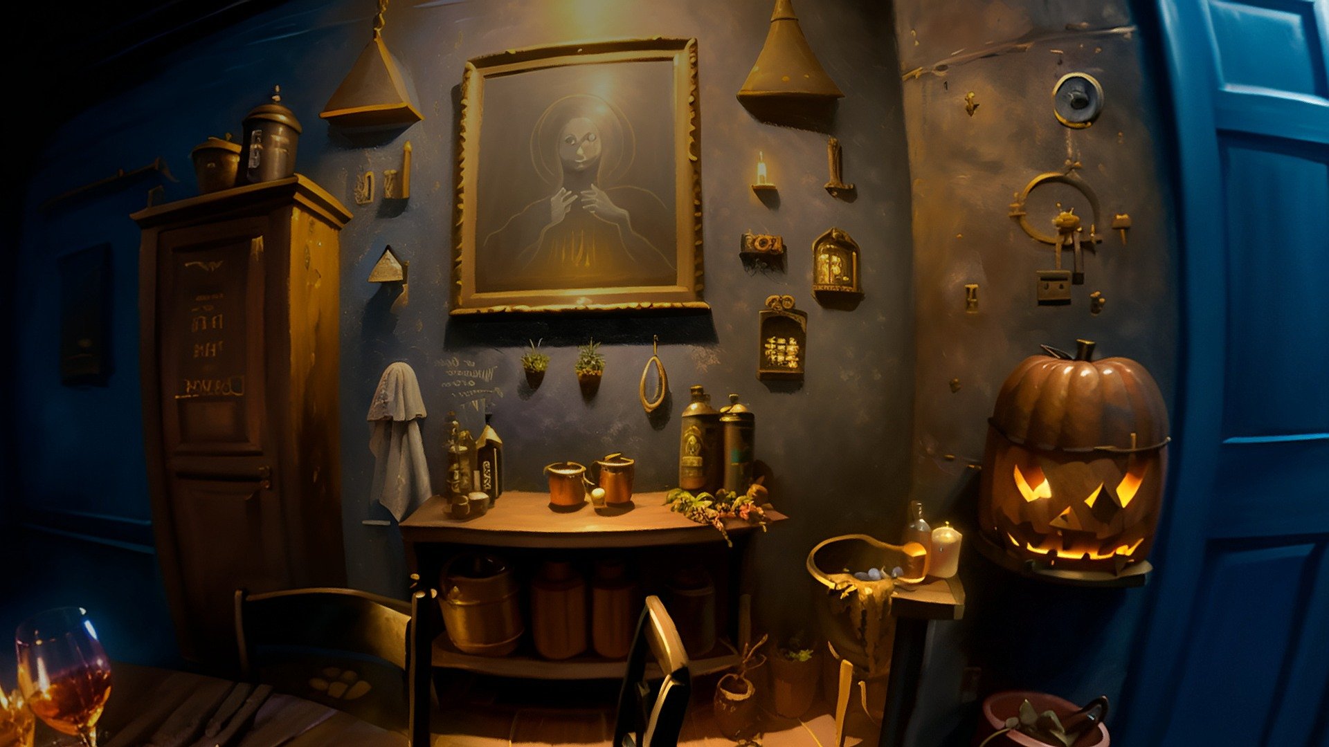 "Panoramic Fright Night" - Buy Royalty Free 3D model by Deepak_Sharma ...