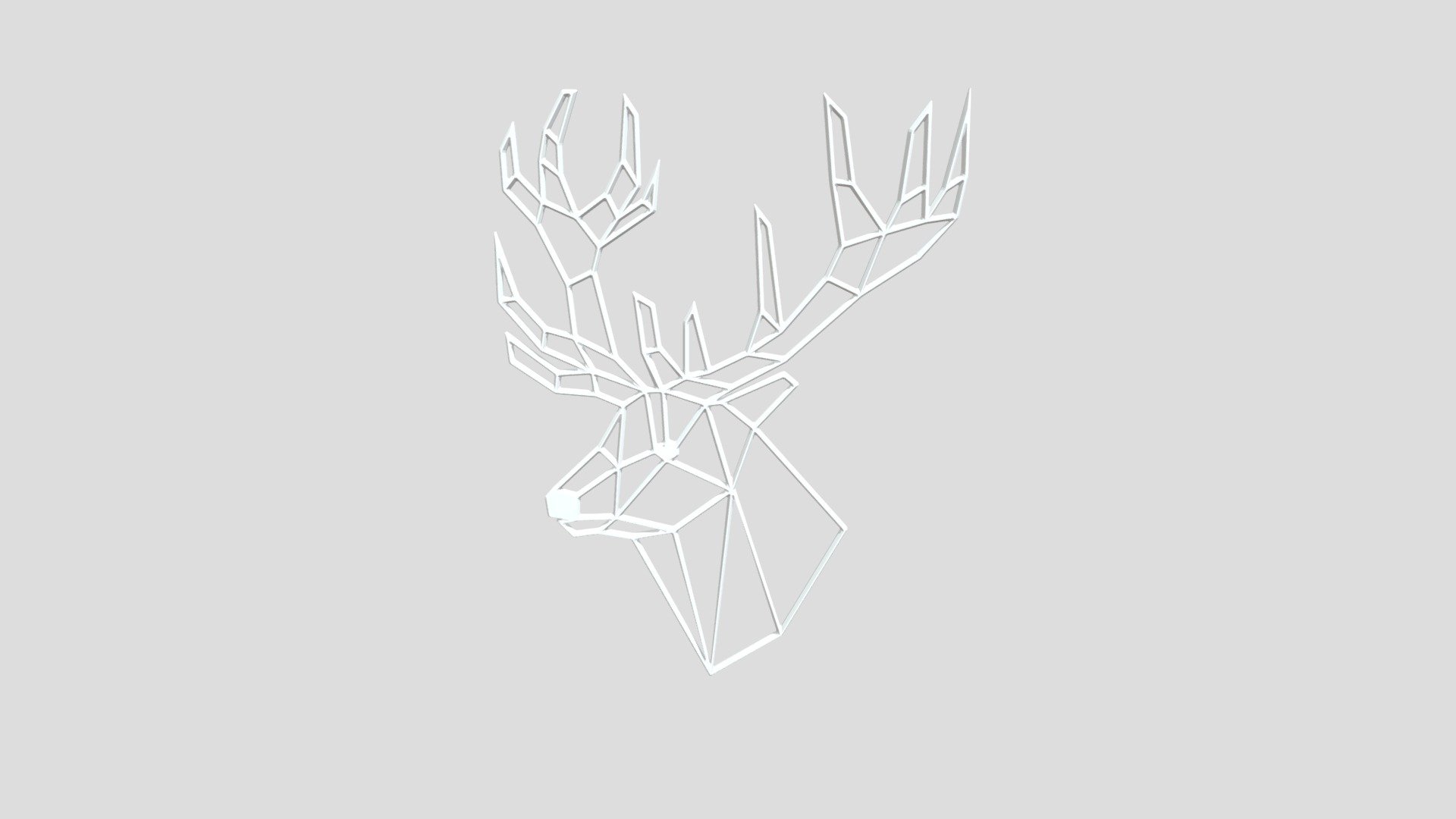 Low Poly Deer - 3D model by Henriette Grav (@hengra) [c505d2c] - Sketchfab