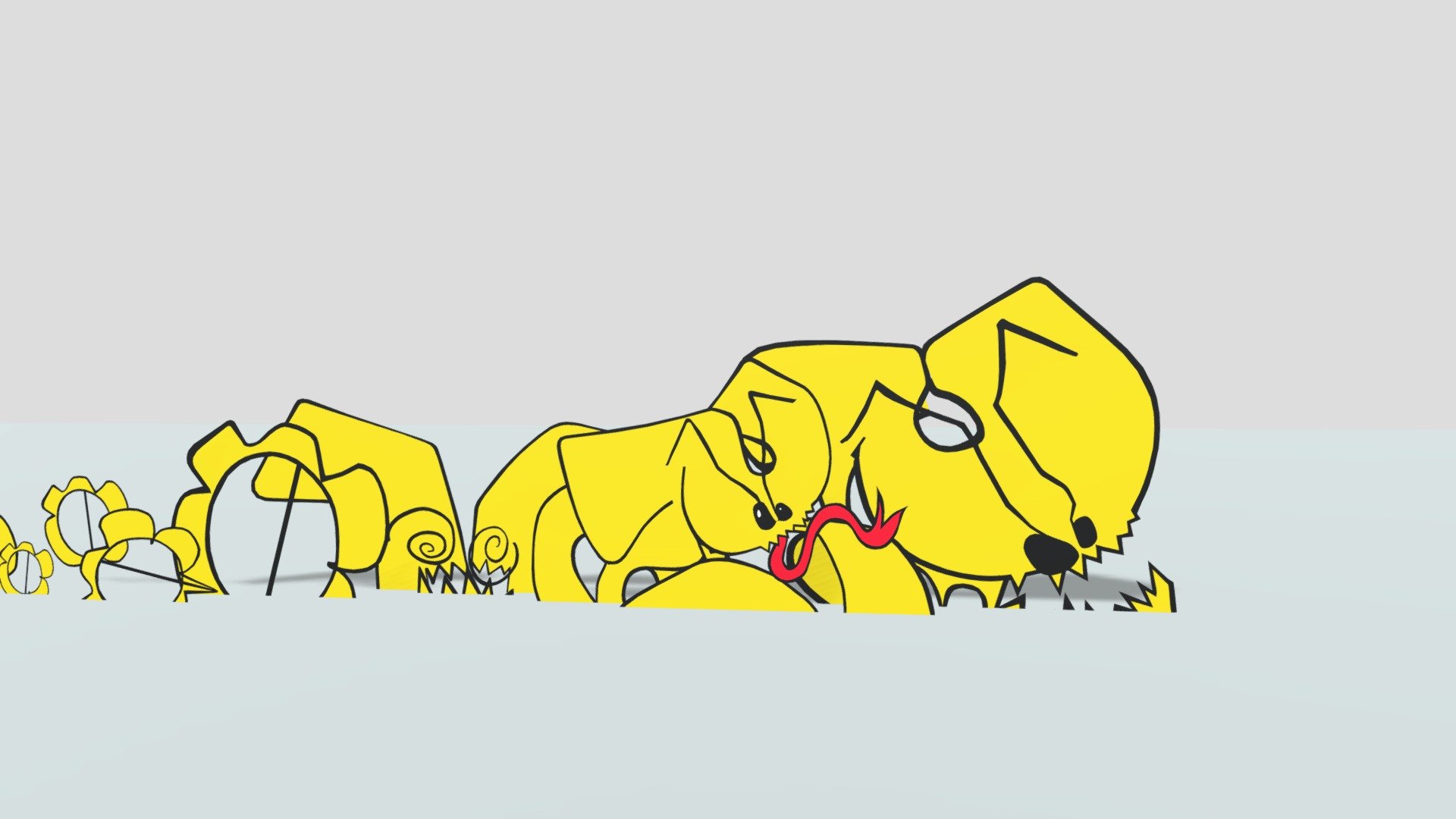 Chase108 - pac-man - ANIMATED - Graffiti - 3D model by ...
