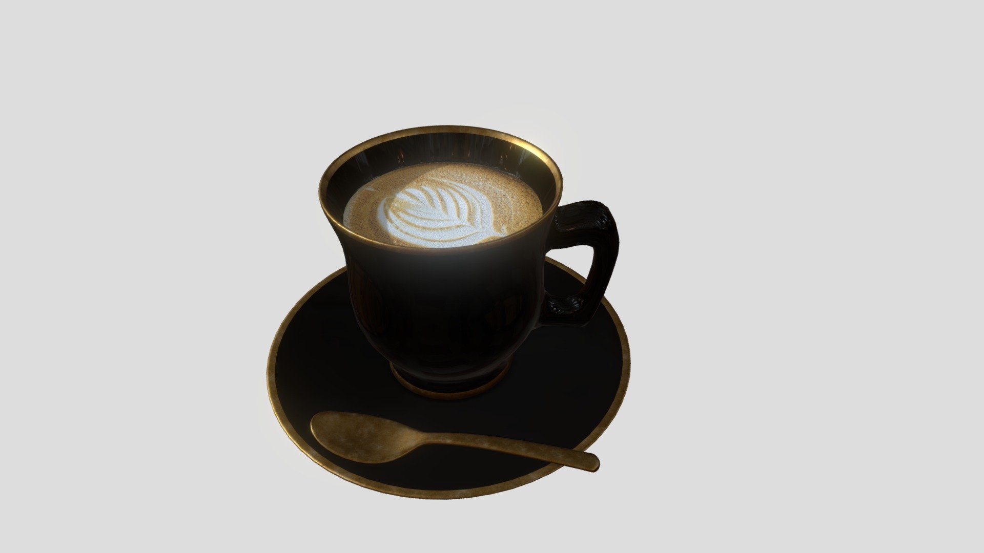 Upscale coffee - Download Free 3D model by kirigirinon [c5090fb ...