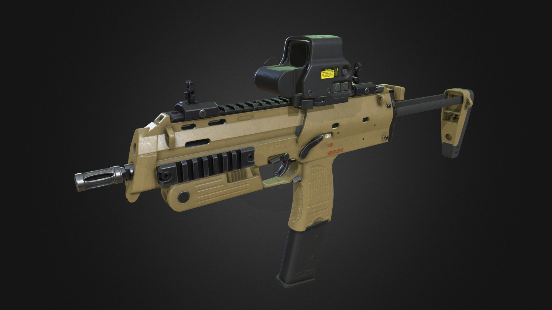 MP7A1 - 3D model by MuteLunatic (@holdfing) [c509ac0] - Sketchfab