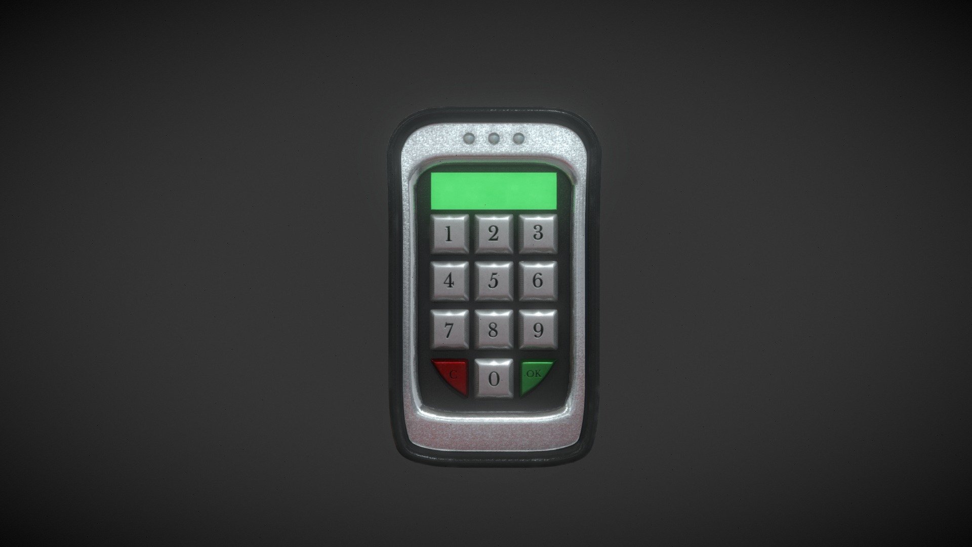 Keypad Passcode - Buy Royalty Free 3D model by leonidas10009 [c50a80c ...