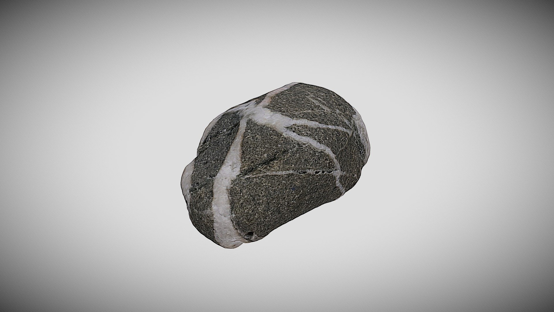 Ep. #55 Nora's White Striped Rock - Download Free 3D model by Boston ...