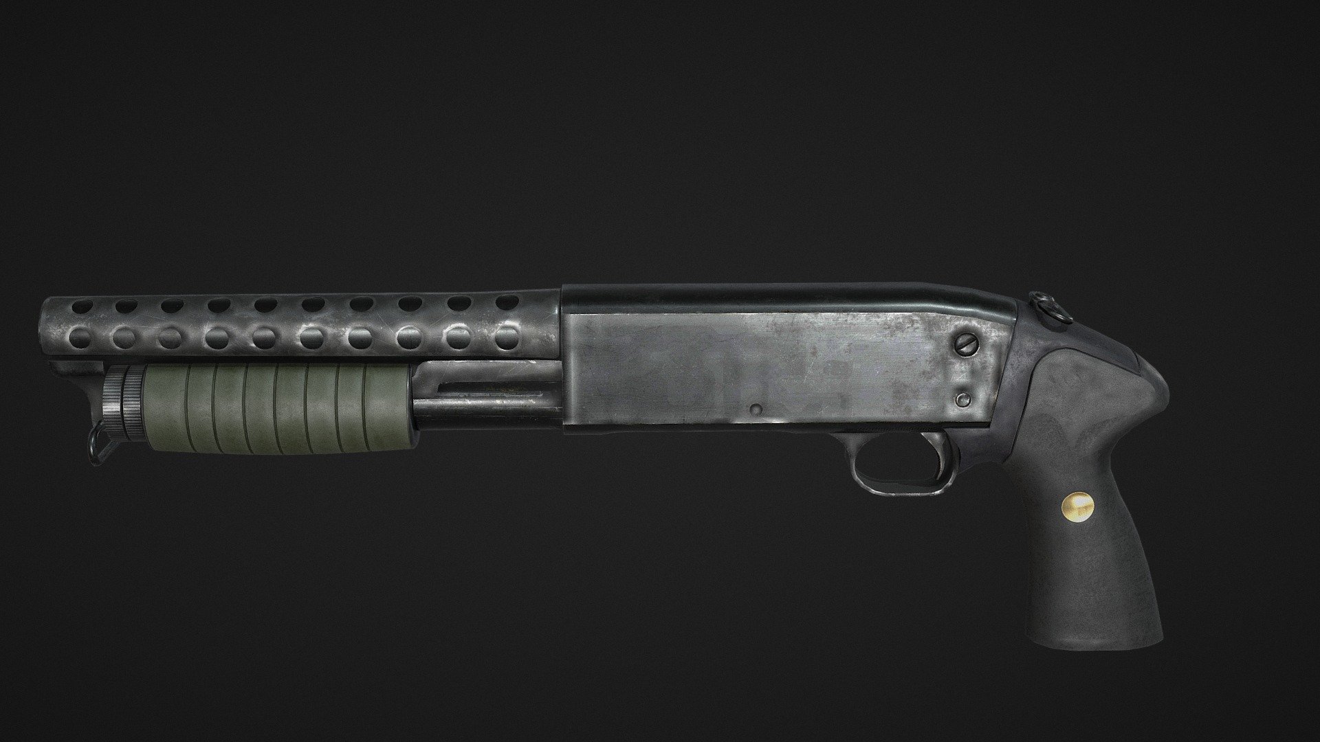 Ithaca-style short shotgun - Buy Royalty Free 3D model by MarcusG94 ...