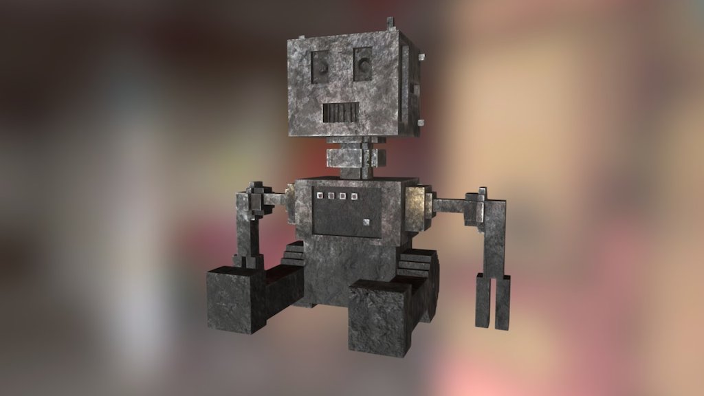 Rusting Robot - 3D model by Mad_Lobster_Workshop [c50d4a3] - Sketchfab