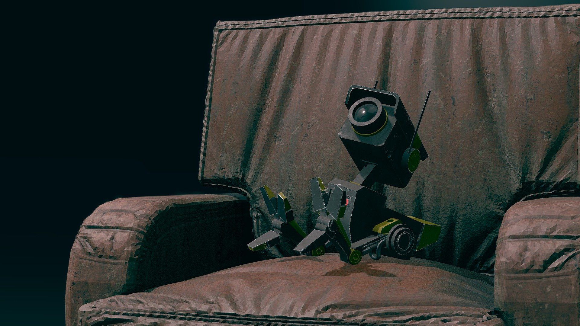 Monocular robot - 3D model by sana_xyz [c50d8b6] - Sketchfab