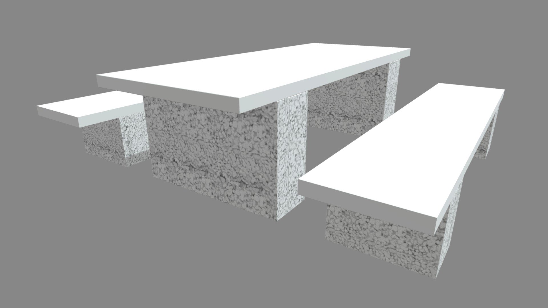Low Poly Stone Bench - Buy Royalty Free 3D model by ViperJr3D [c50f98d ...