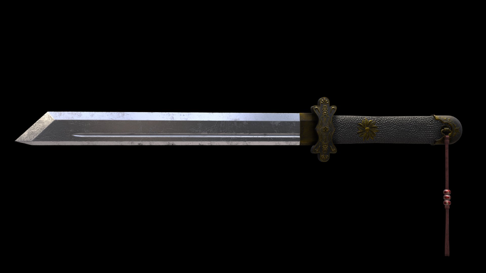 Tanto T10 Sword - 3D model by Unskill [c50fc3f] - Sketchfab