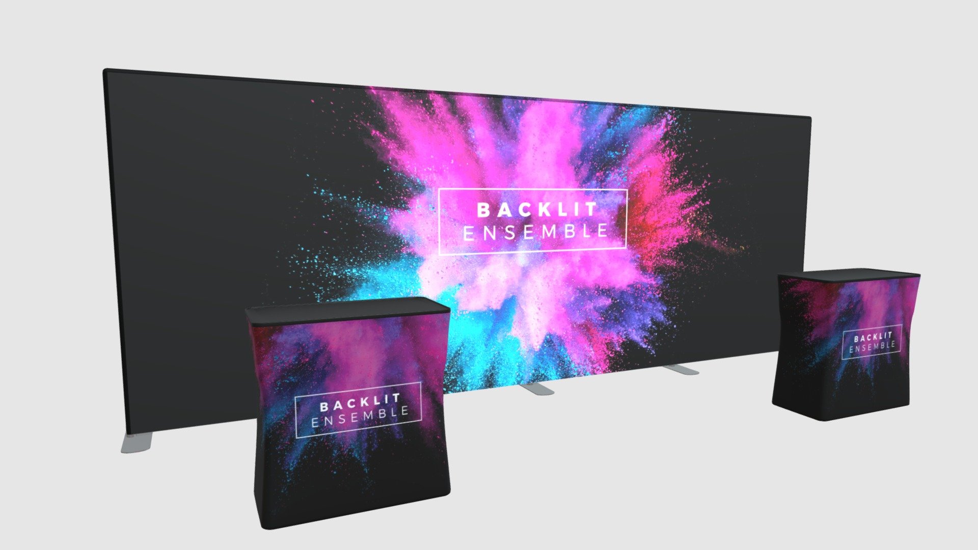 Ensemble 20' Backlit Display - 3D model by Displayit [c5143a0] - Sketchfab