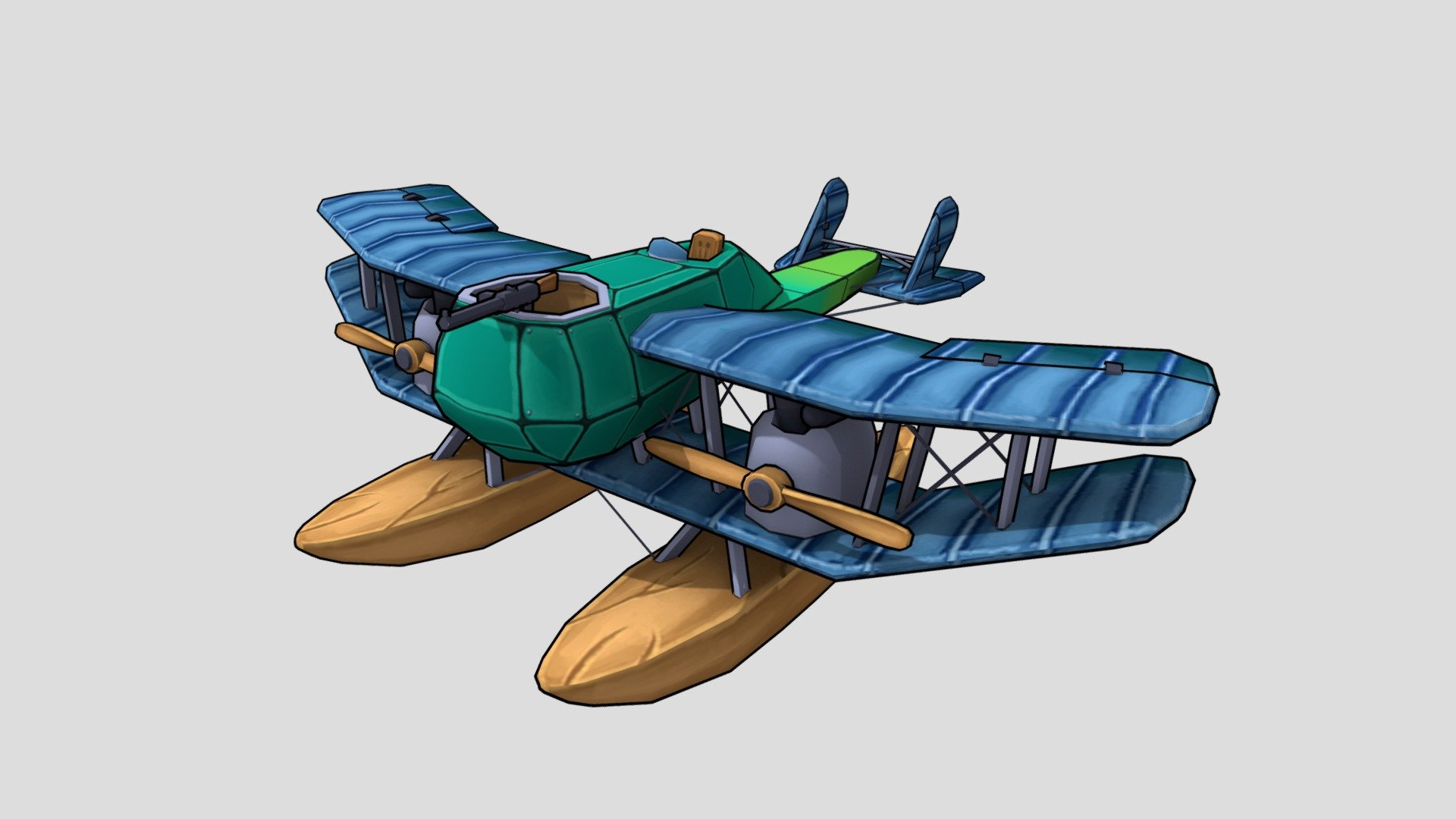 DAE flying Circus Plane - Download Free 3D model by xandervanwassenhove ...