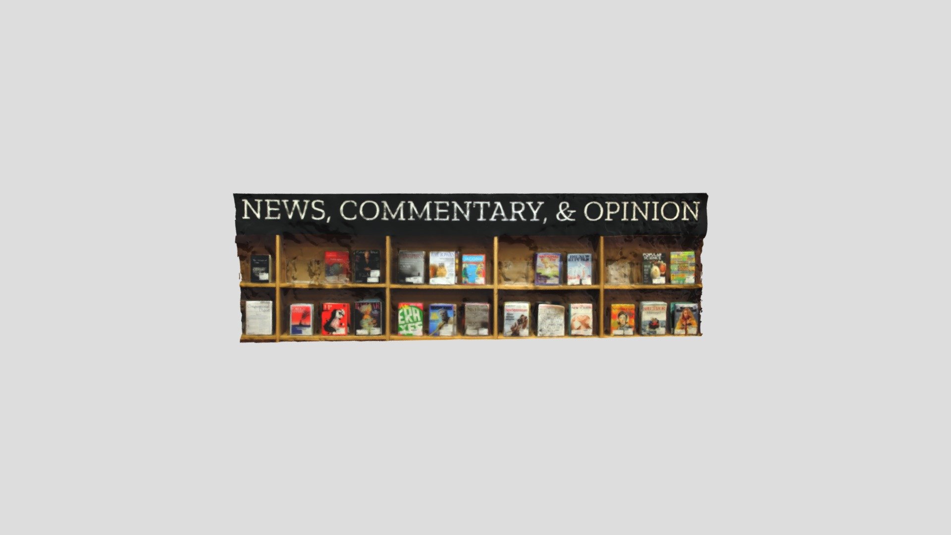 UI Main Library Magazine Section. - Download Free 3D model by wonzaey ...