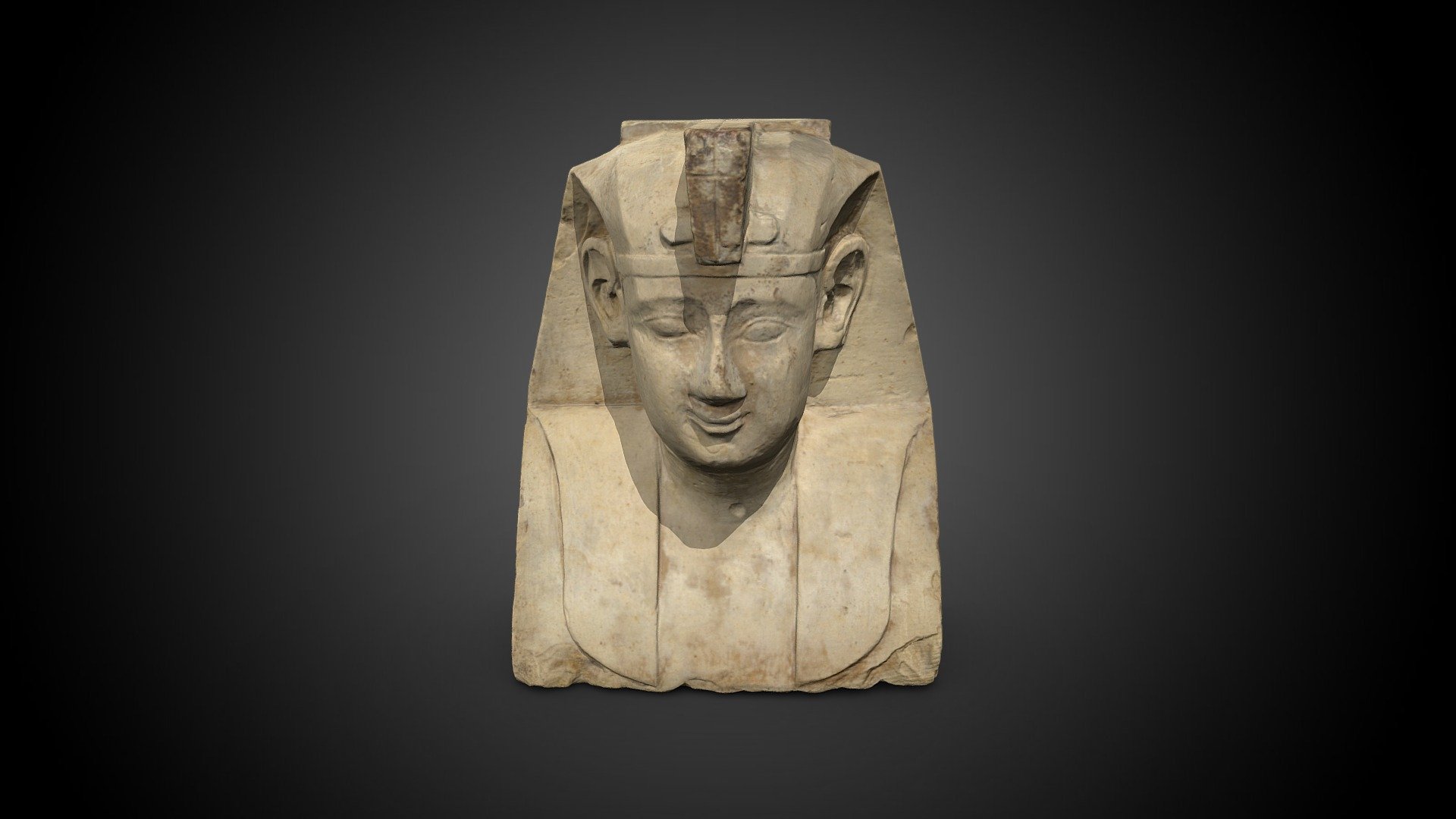 Sculptor’s model of the Bust of a King - 3D model by Museo Egizio ...