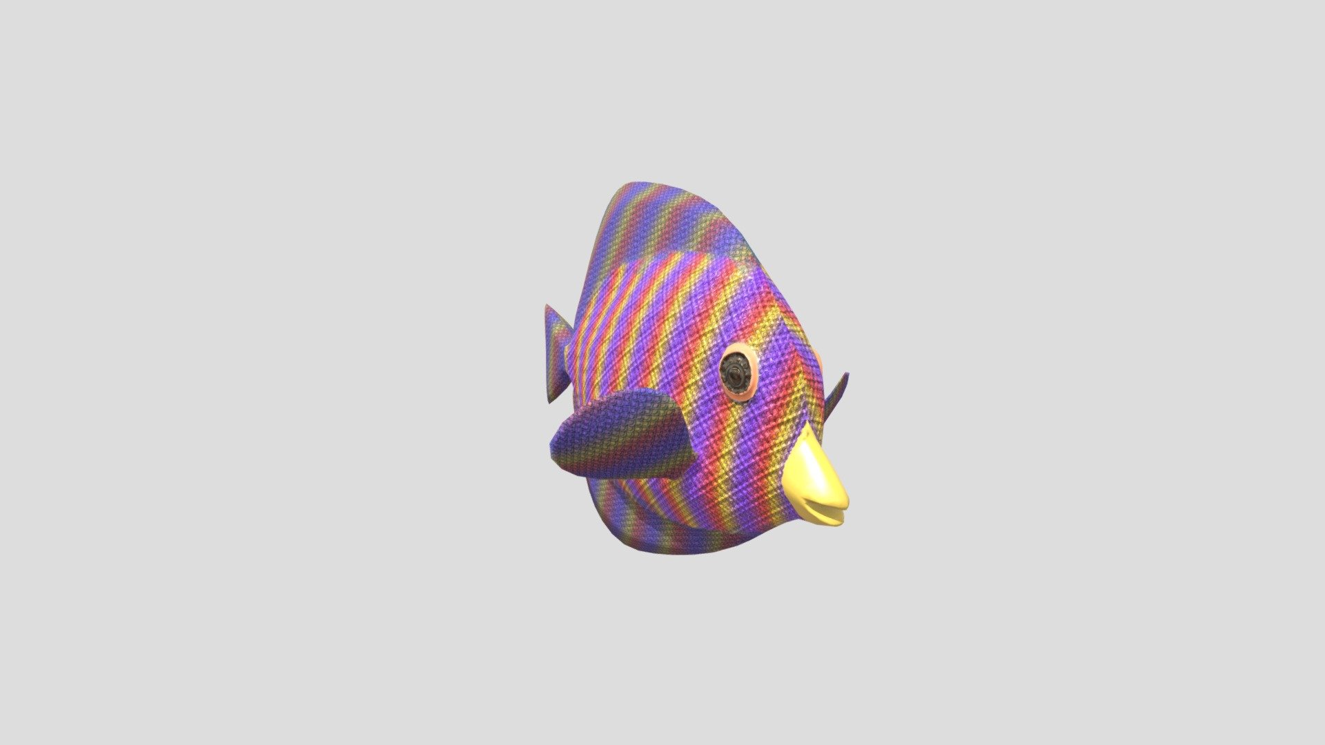 Rainbow Fish Plush - Download Free 3D model by SketchyToxin [c5163b5 ...
