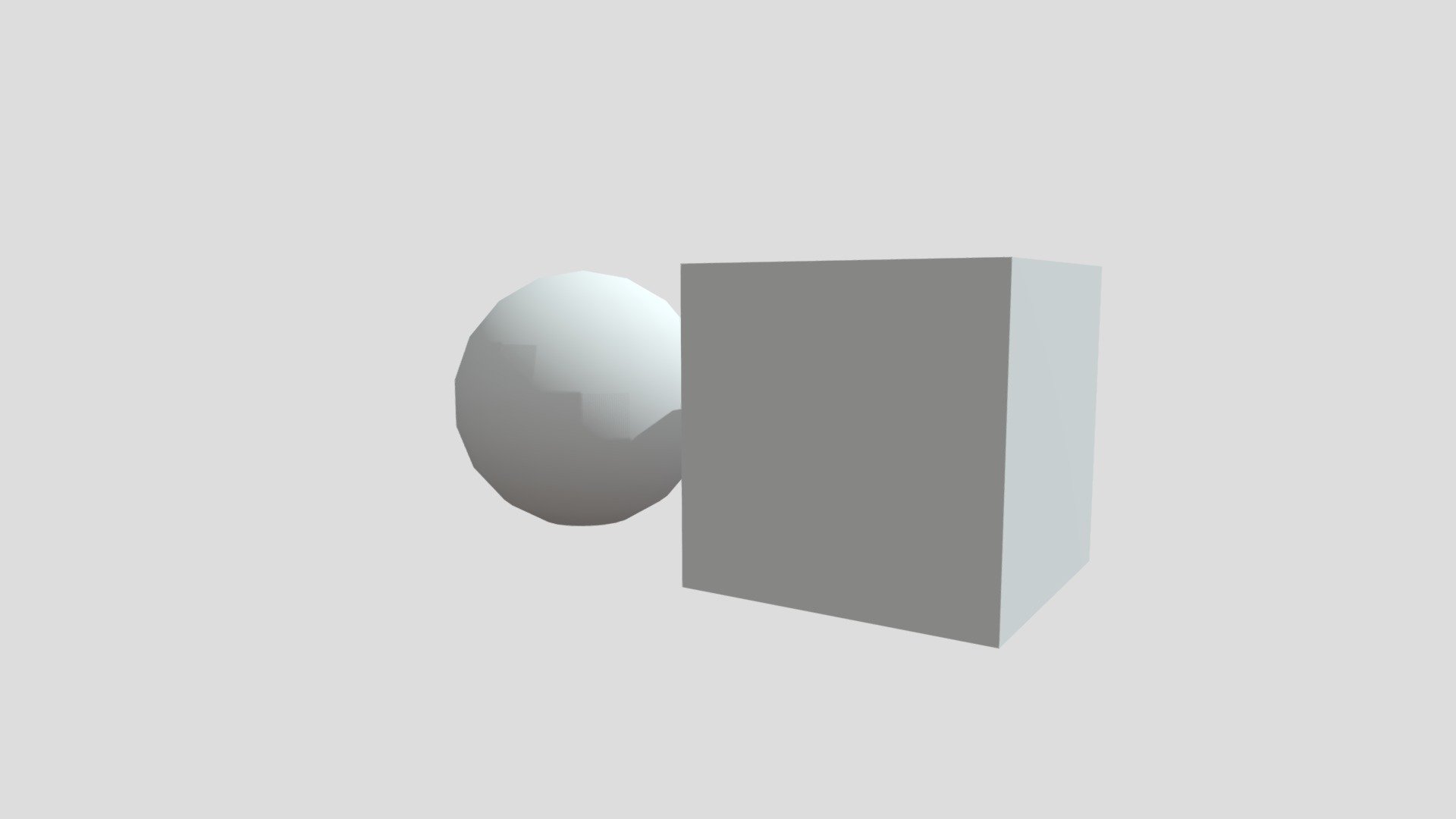 Sphere And Cube 3d Model By Yzmolodok C516e3d Sketchfab
