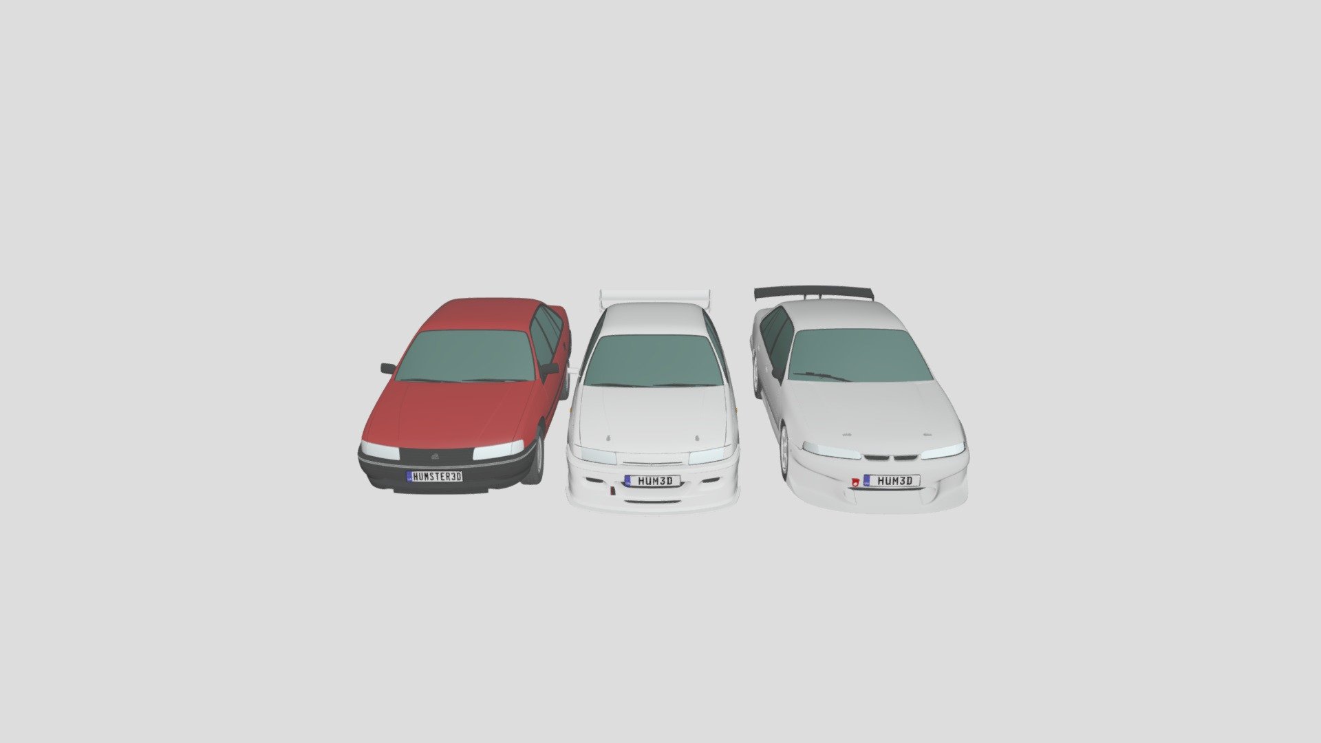 Holden Commodore II Sedan, Touring And Race - Download Free 3D model by ...