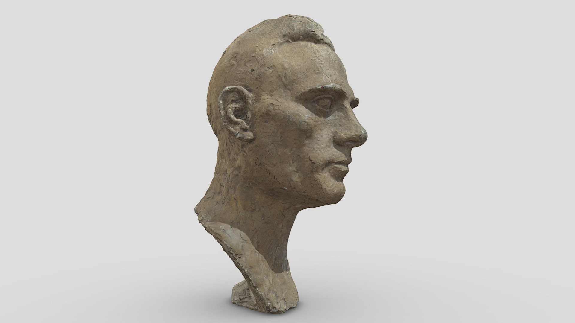 Porträt Gips DDR Höhe 42cm - Buy Royalty Free 3D model by gussbronze ...