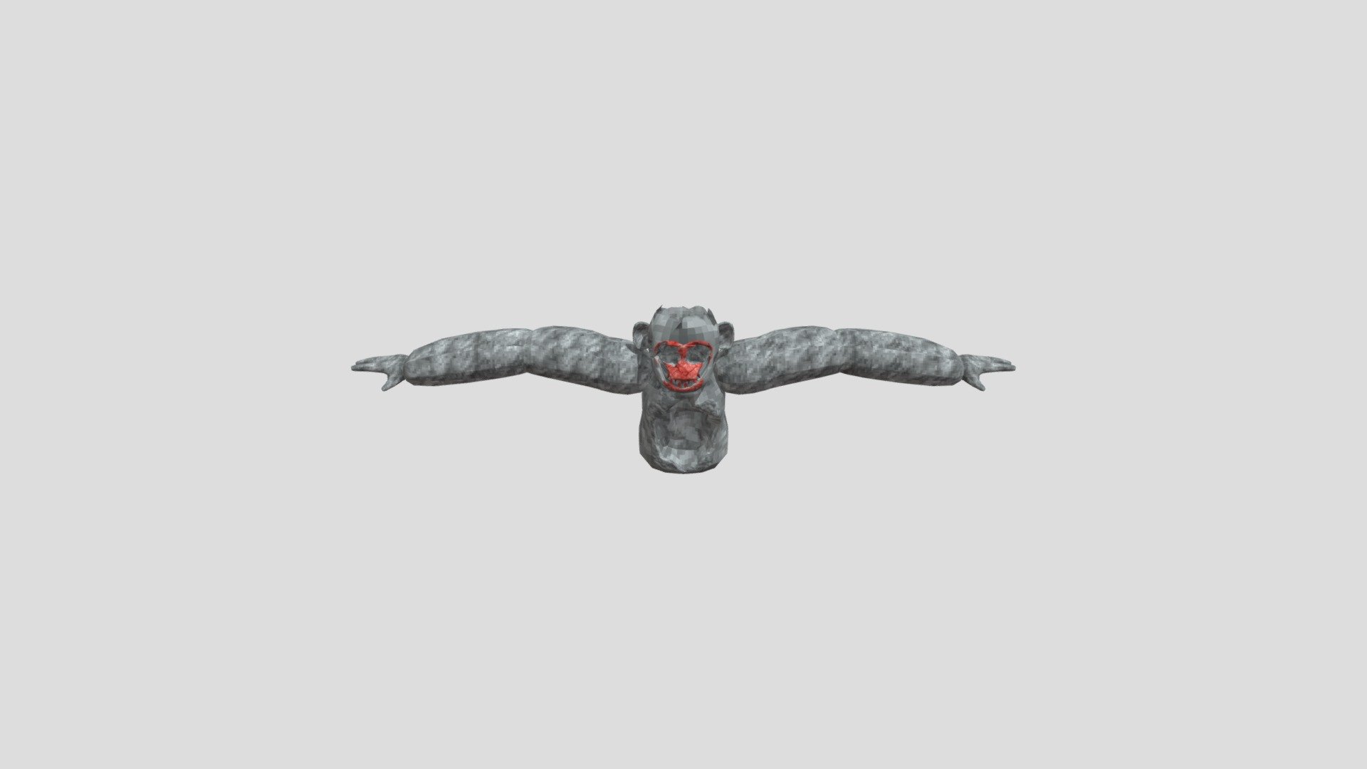 Scary baboon fred - 3D model by Fearbear [c519702] - Sketchfab