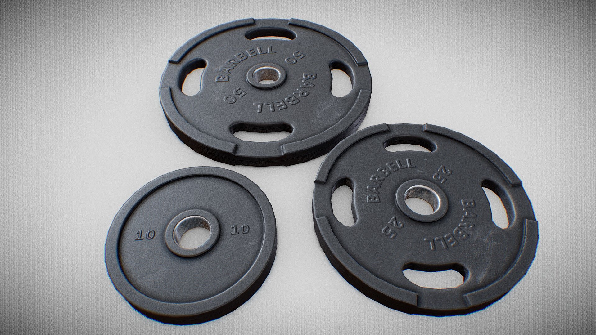 Weight Plates - Buy Royalty Free 3D model by Serhii3D [c519b70 ...