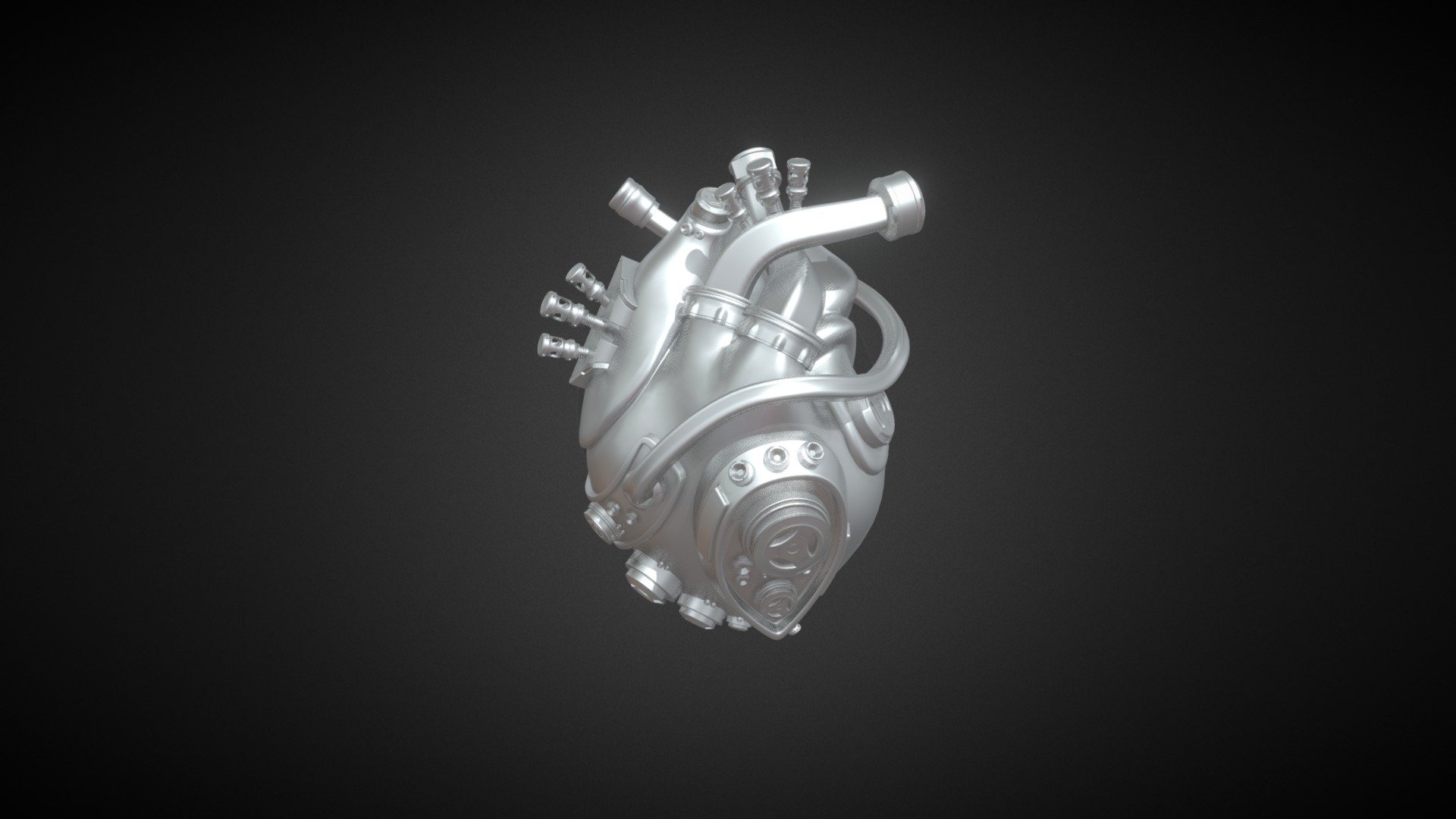 Robotic Heart - Download Free 3D model by Truogannn [c519cc8] - Sketchfab
