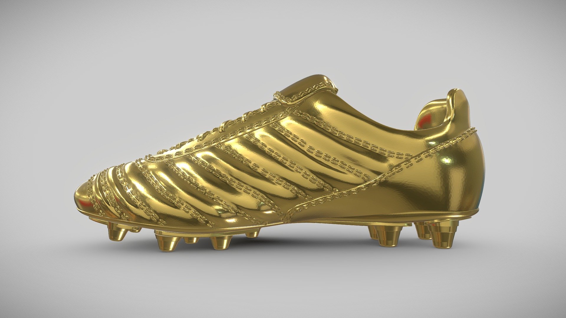 Golden Shoe - 3D model by Nestor3D (@anficyon) [c51a30d] - Sketchfab