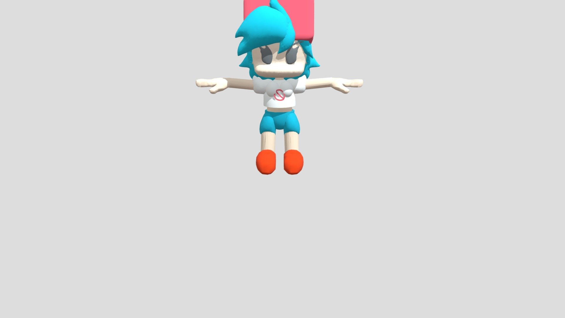 Friday Night Funkin Fem BF V2 Needs Textures - Download Free 3D model ...