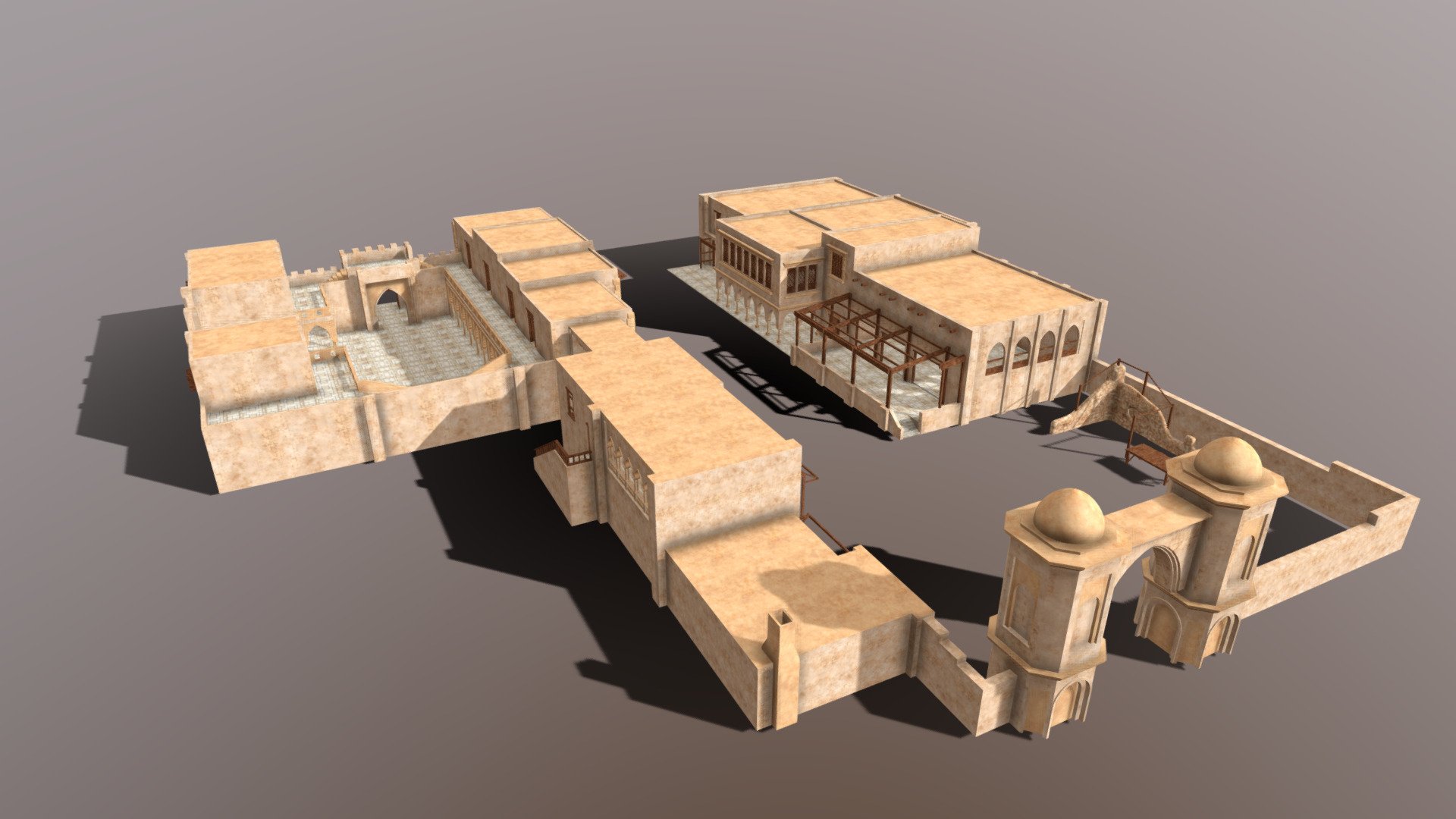 Ancient Desert Building - Buy Royalty Free 3D model by omarme37 ...