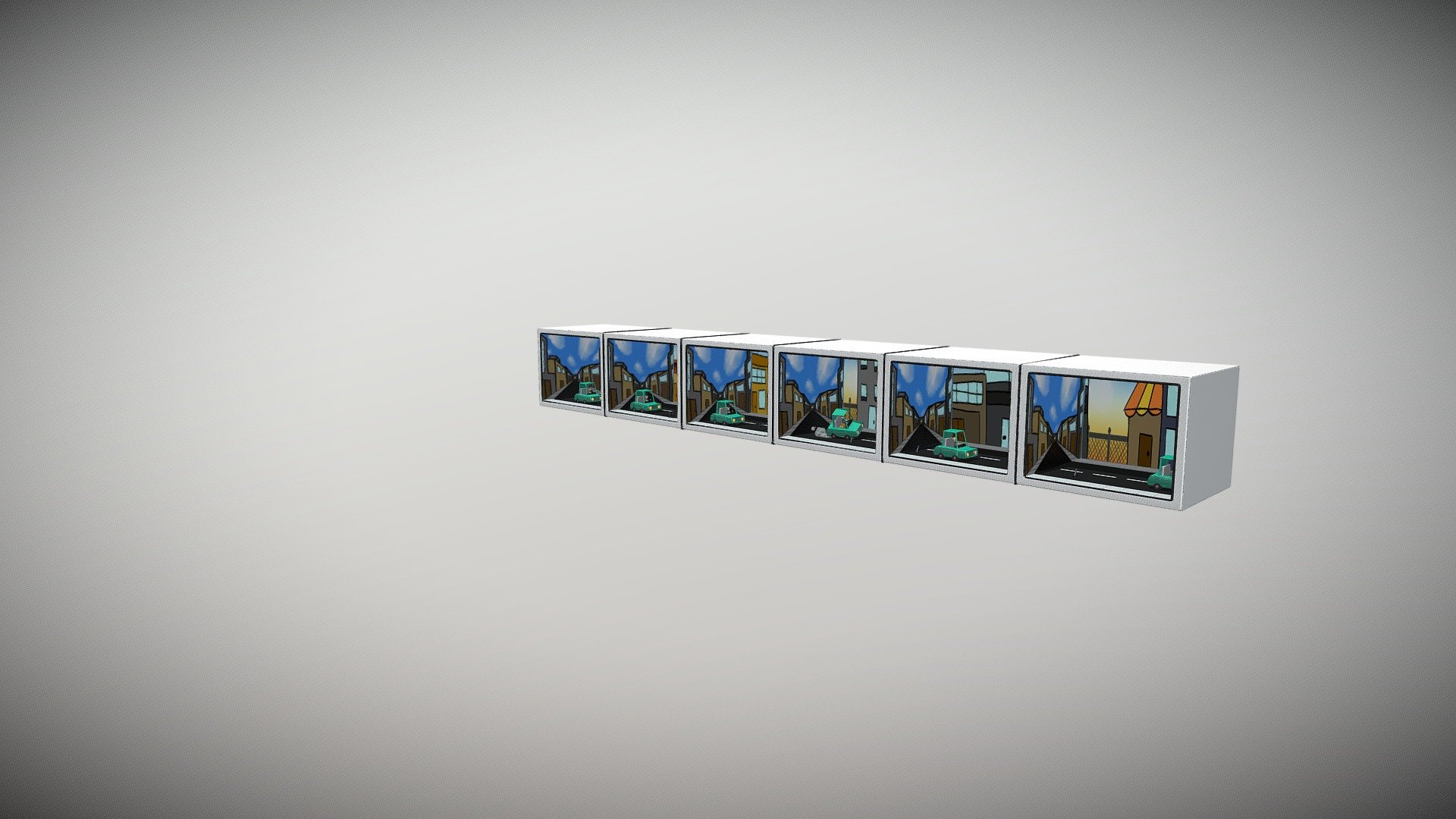 "Unlucky" Comic Strip - 3D model by NickDaSilva [c51d8cd] - Sketchfab