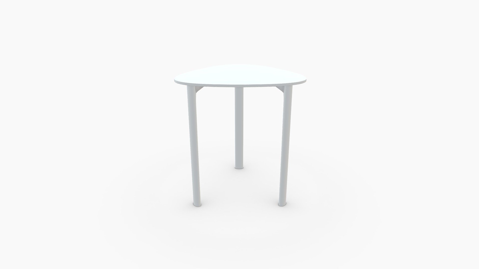 105975_MESA AUXILIAR ZAD D70A75 BLANCO - Buy Royalty Free 3D model by ...