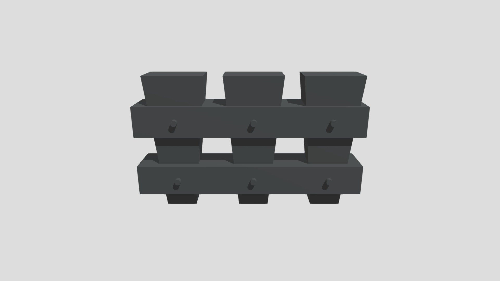 Low Poly Fence - 3D model by Bachtiar_A [c52074b] - Sketchfab