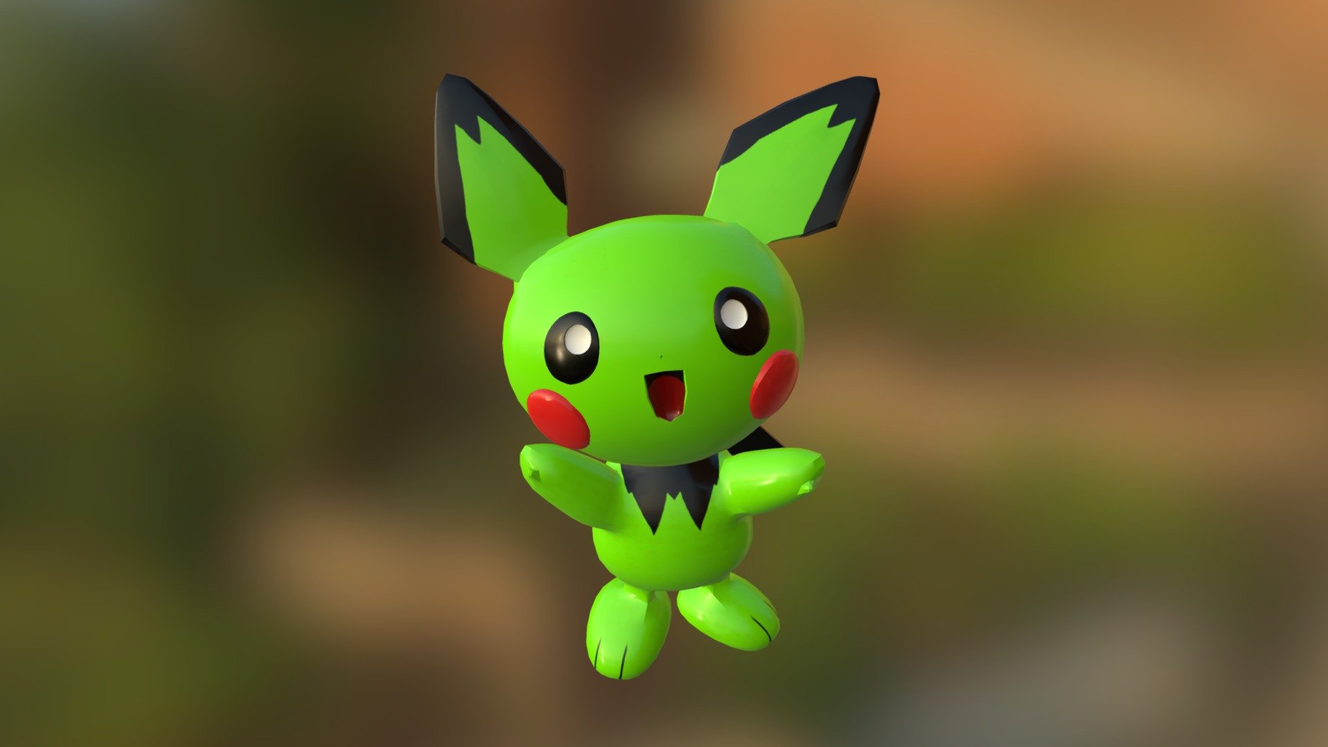 Pichu 3D Model - 3D model by boizo [c521592] - Sketchfab
