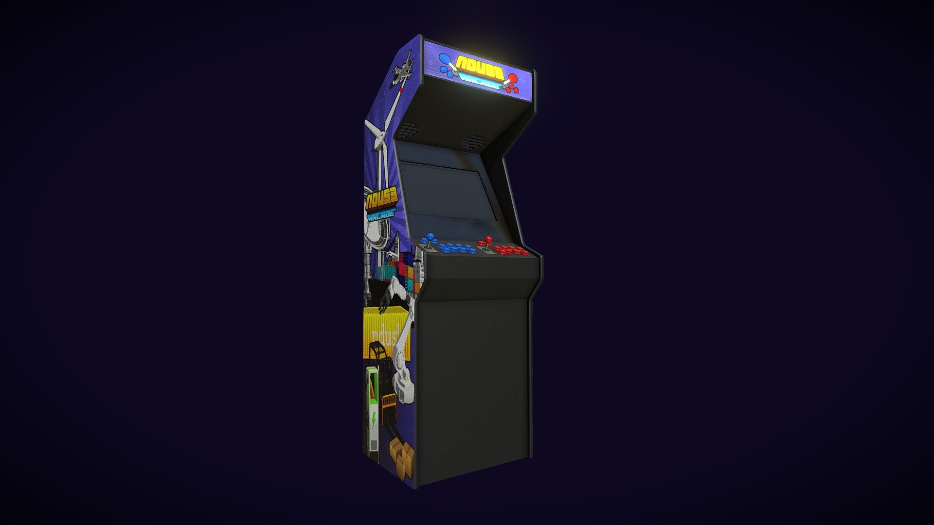 Arcademachine - 3D model by Edwindus3 [c521845] - Sketchfab