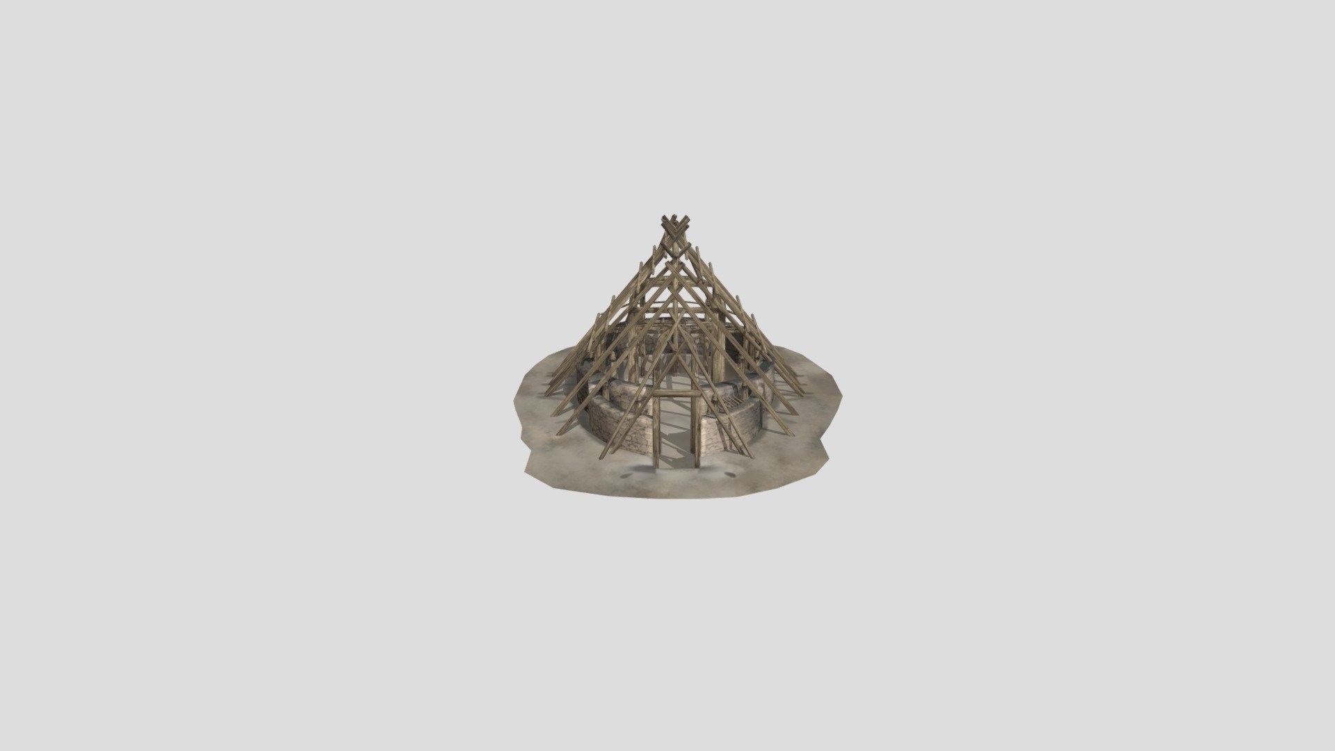 neolithic house1 - 3D model by kaitlinbhoward [c522627] - Sketchfab