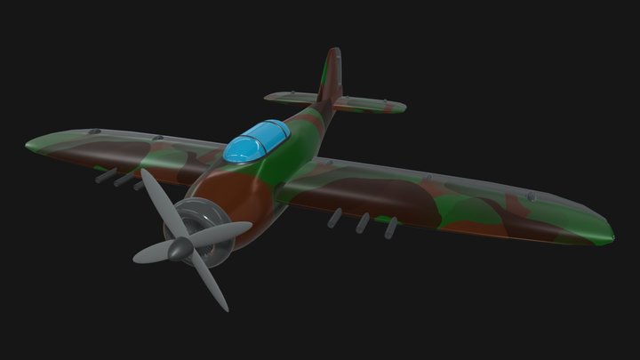 War-plane 3D models - Sketchfab