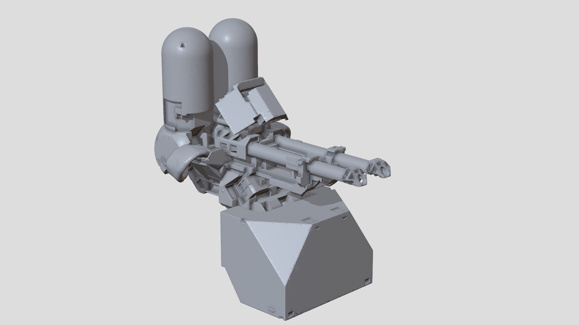 aa gun - Download Free 3D model by hoborobot (@HardSurfaceHobo ...