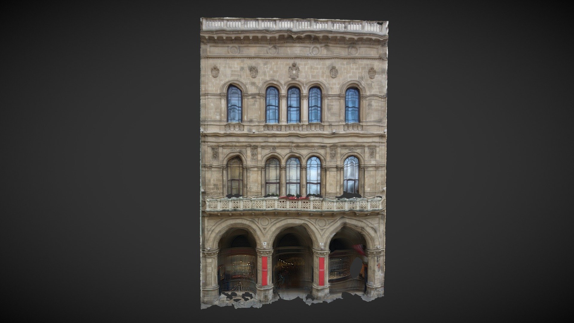 building vienna 1st district - 3D model by f.c.wagner [c5248b1] - Sketchfab