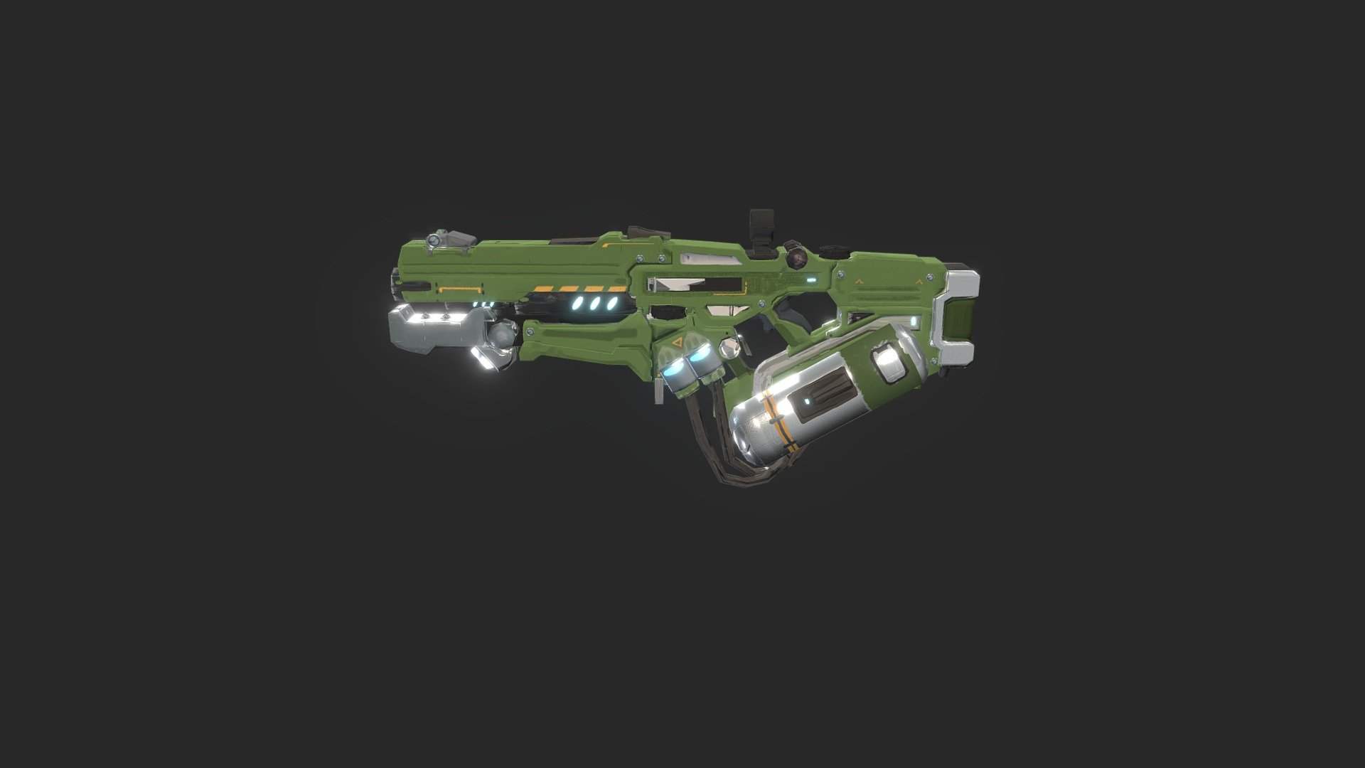 Energy Rifle by Eldar Safin in 3D - 3D model by EunbyH [c524d69 ...