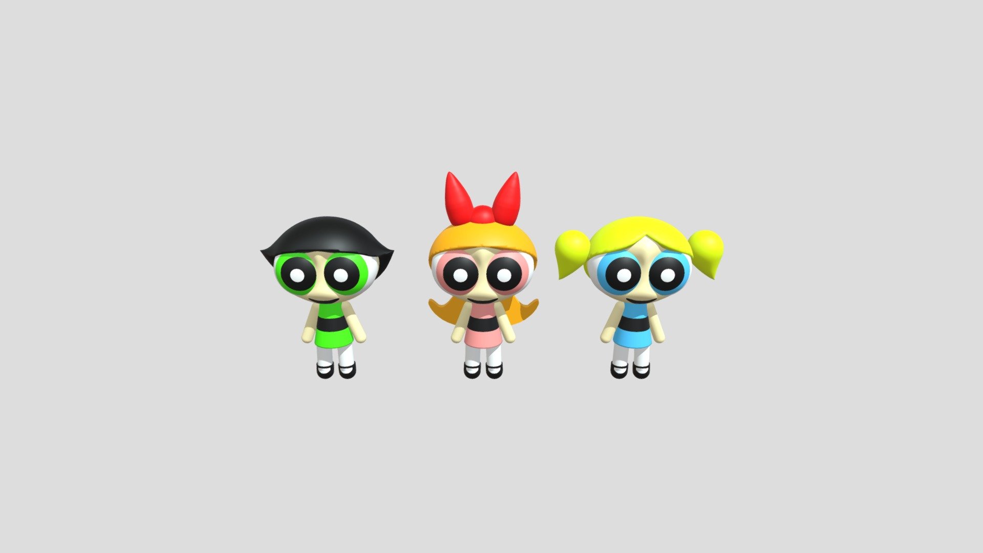 The Powerpuff Girls - Download Free 3D model by smp_emp [c525609 ...