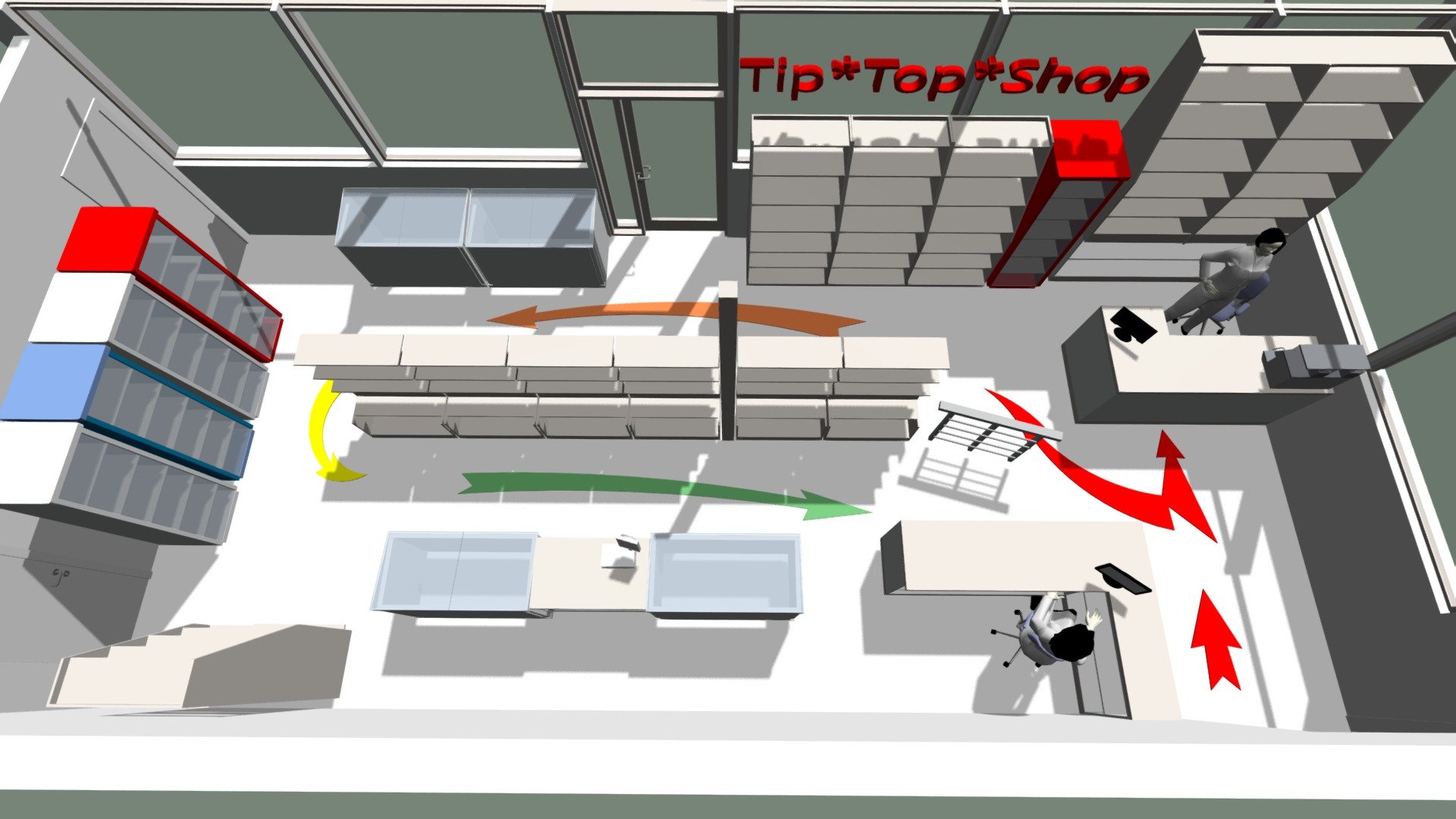 Tip-Top-Shop - 3D model by grønn house (@gronnhouse) [c5257d3] - Sketchfab
